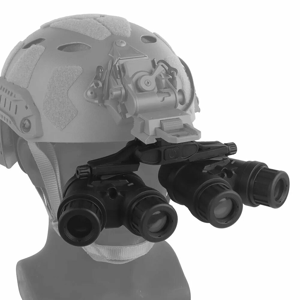 Модель переносных очков ночного видения, бинокулярное крепление NVG для шлема с четырьмя глазами