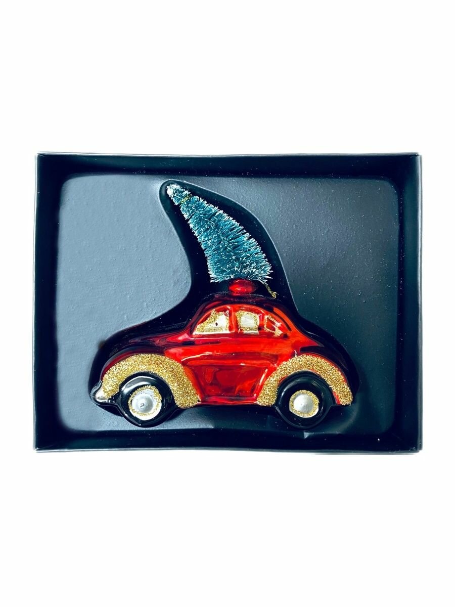 Набор елочных украшений из стекла