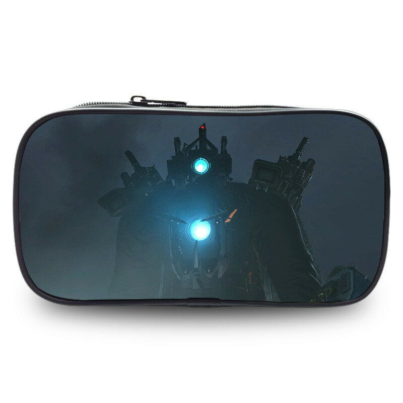 Пенал red lotus titan, прочный полиэстер, высоковместительный, для студентов, красный