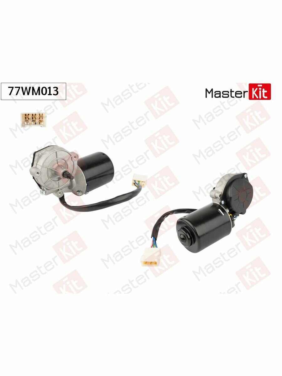 Мотор стеклоочистителя для а/м LADA 2108, 2109, 21099 / Лада 2108, 2109, 21099, MASTERKIT 77WM013