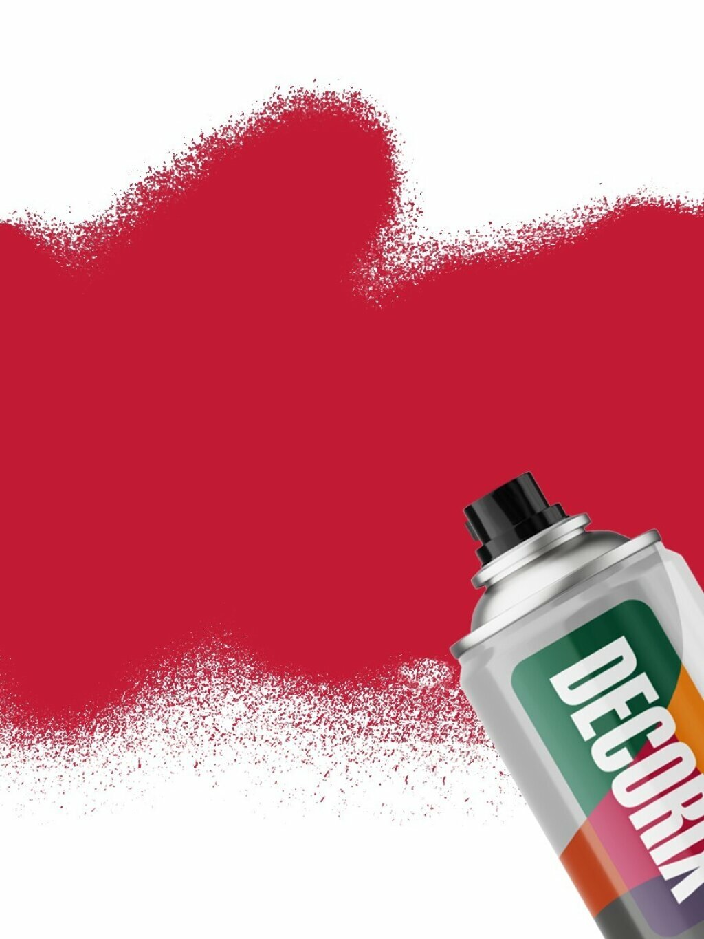 Грунт-эмаль по ржавчине 3 в 1 "DECORIX" (520 мл) (красный глянцевый) (аэрозоль)