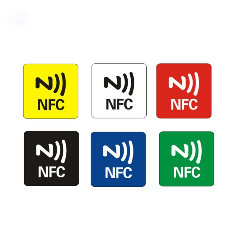 NFC наклейки 6 цветов, Anti Metal