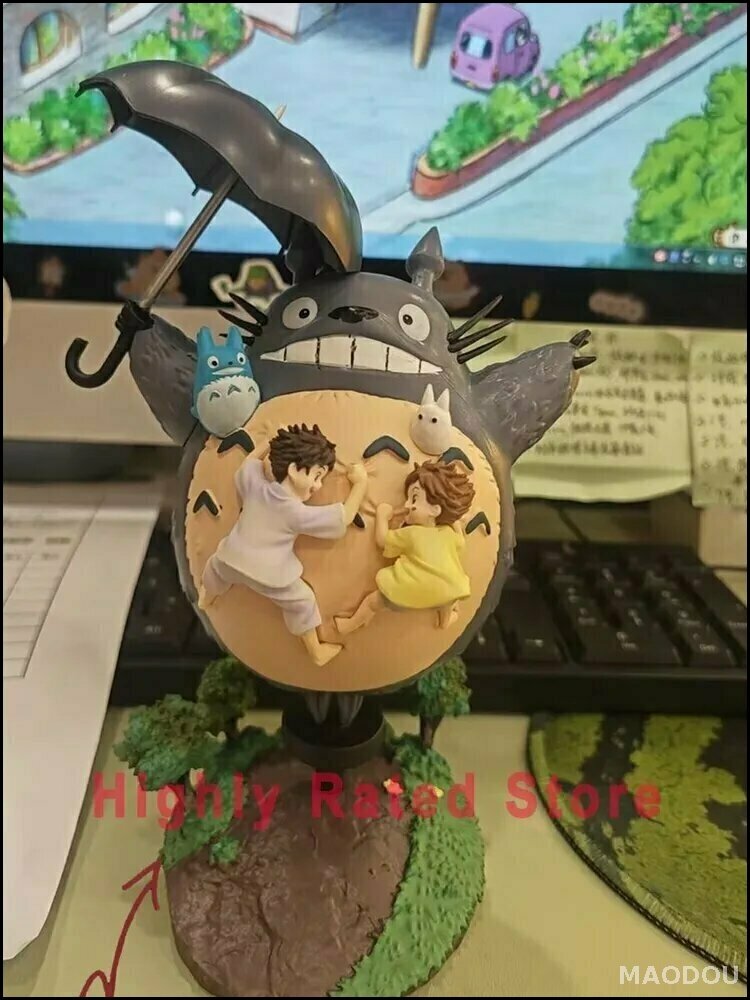 18cm , Статуя Тоторо, Хаяо Миядзаки, фигурка, Милая и теплая сцена