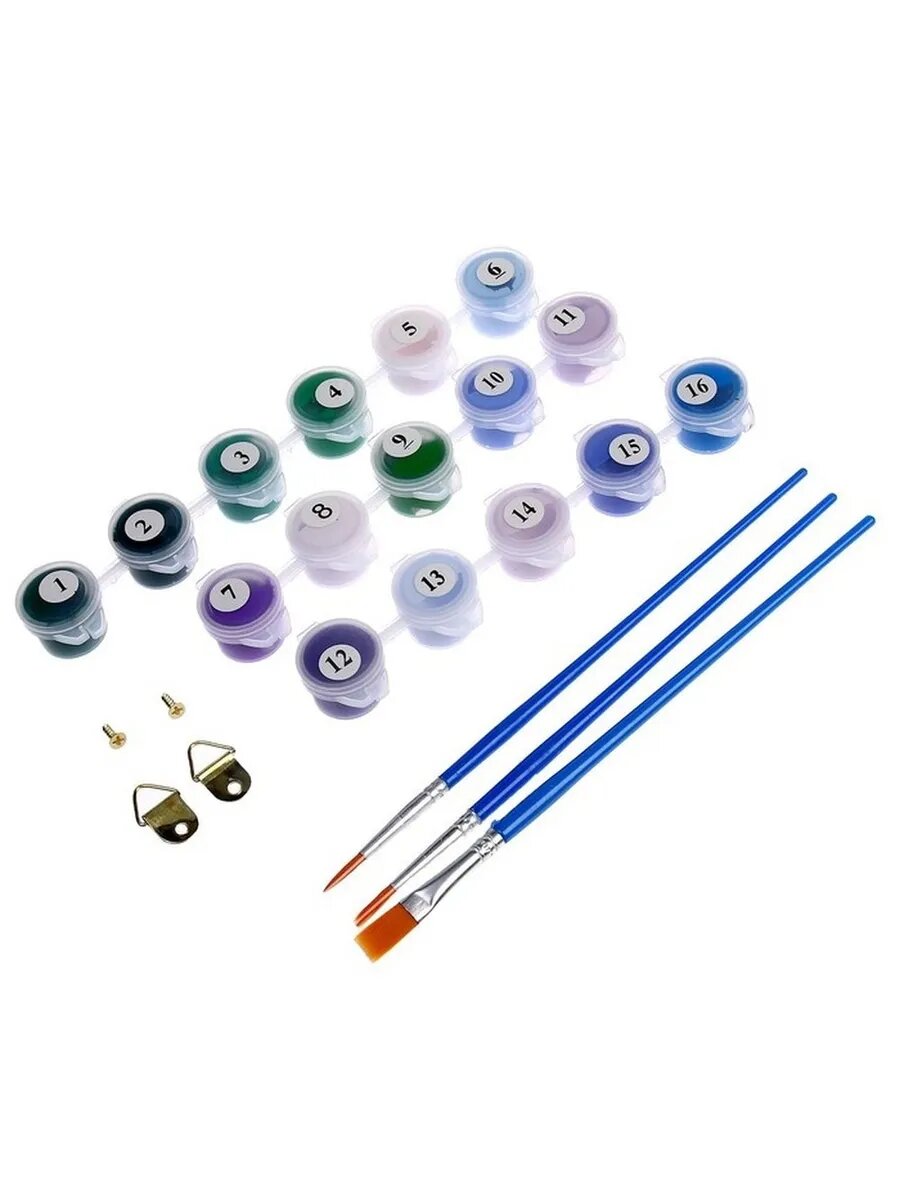 Творческий набор для рисования 'Гортензии' 20х30 см