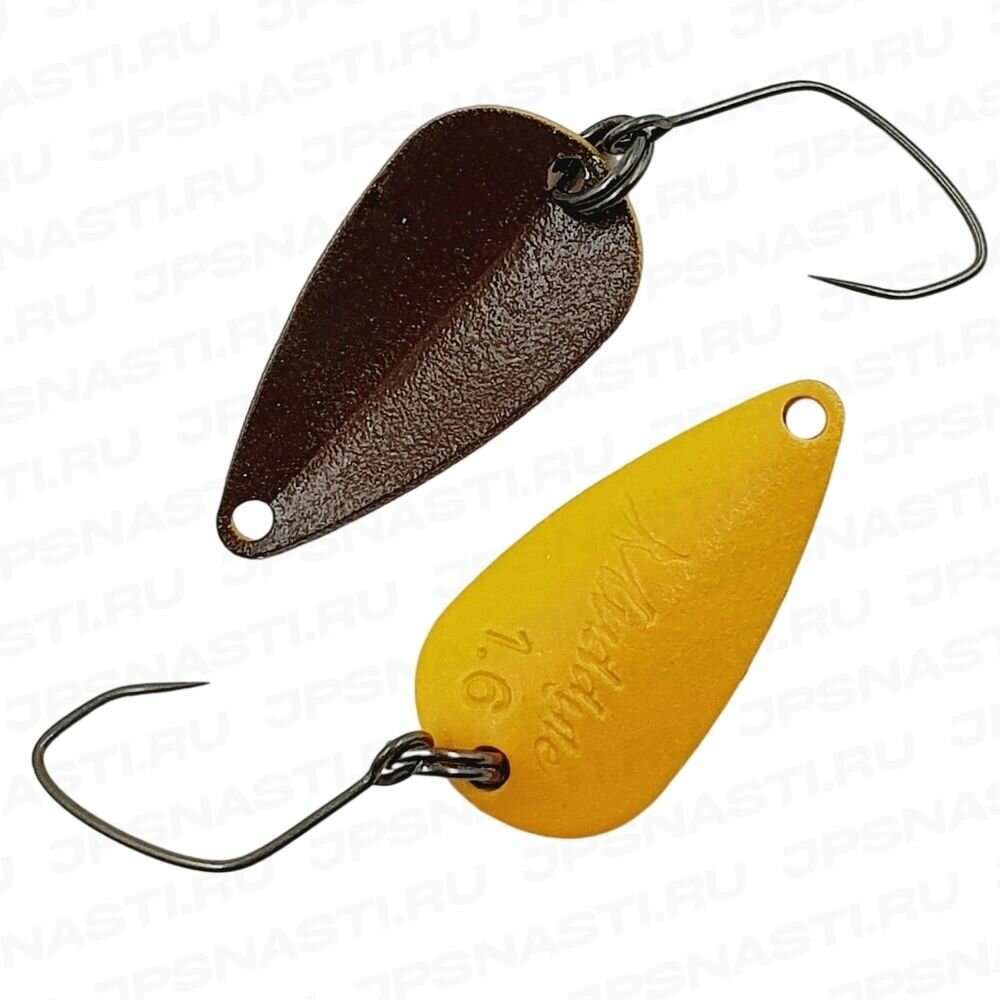 Колеблющаяся блесна для ловли форели Ivyline Muddyle, 1.6 гр, M14 / Форелевые приманки для рыбалки