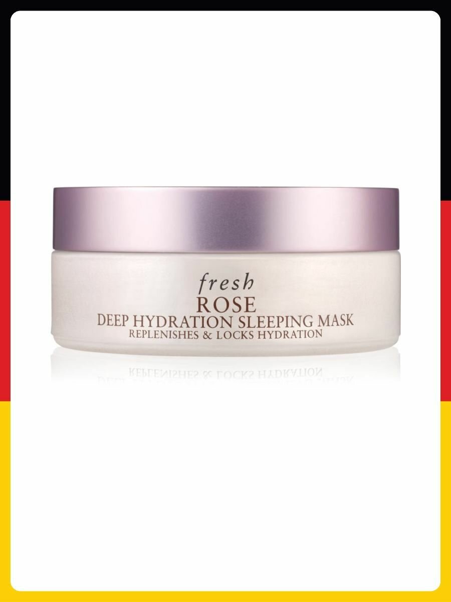 Маска косметическая Fresh Rose Deep Hydration Sleeping Mask moisturizing mask for the night made from roses, 70 мл