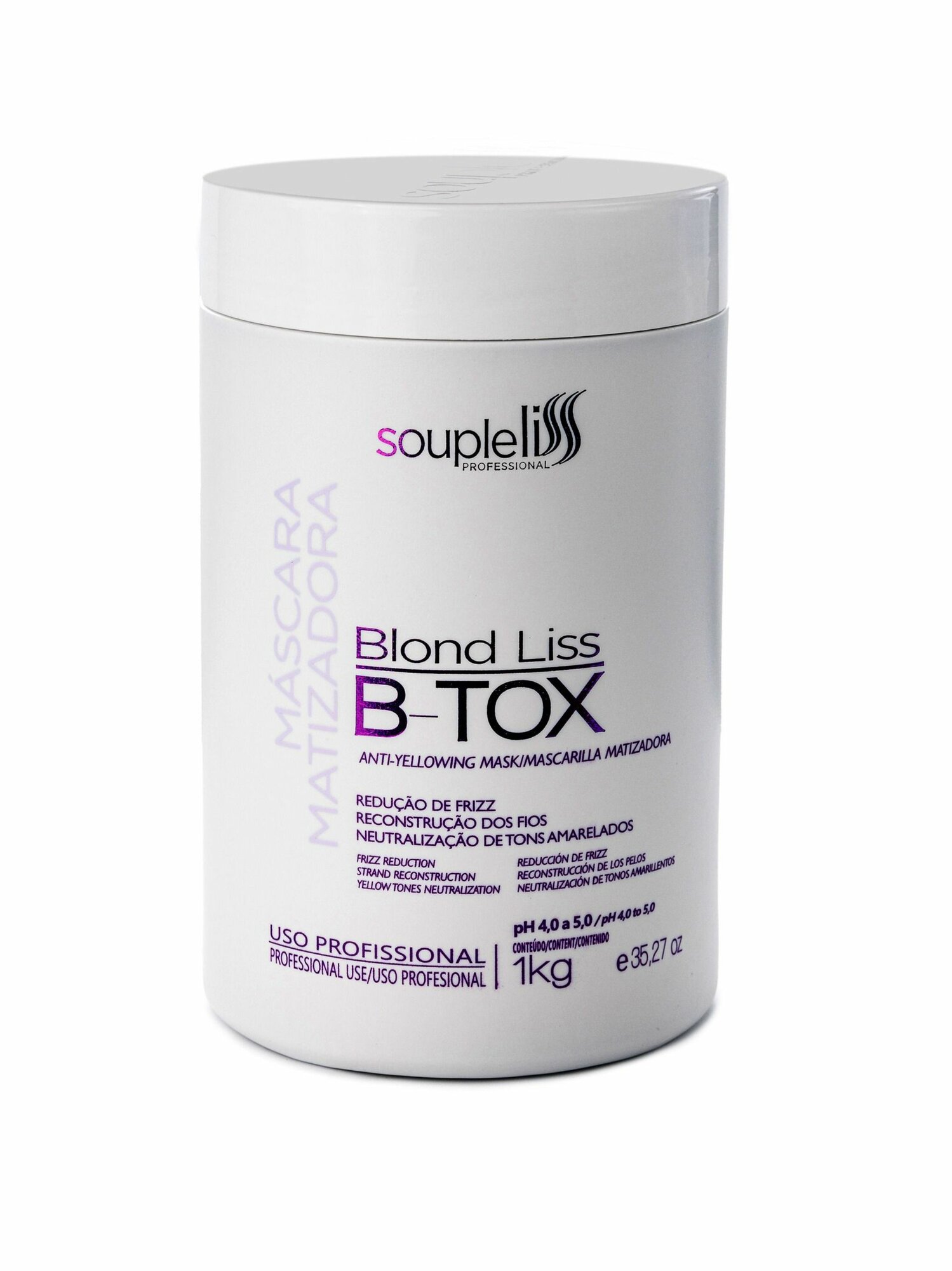 Ботокс для волос Blond Liss B-Tox Anti-Yellowing Mask 1kg