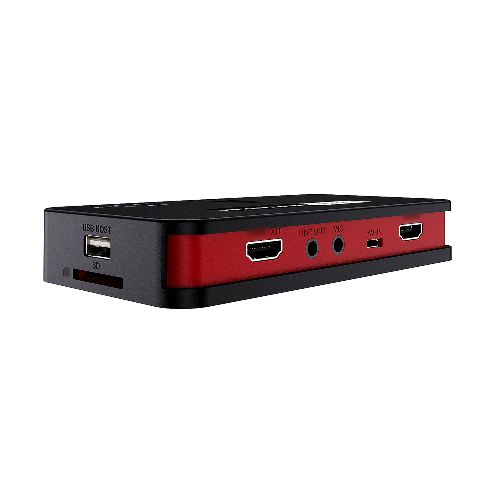 Карта захвата видео 1080P USB Video Capture Device с поддержкой Mic in, совместимая с Xbox, PS4, TVs, Projector и т. д, без необходимости ПК, с пультом дистанционного управления, интерфейс USB 2.0 Host, SD Card, входы HDMI, Component Video, Composite