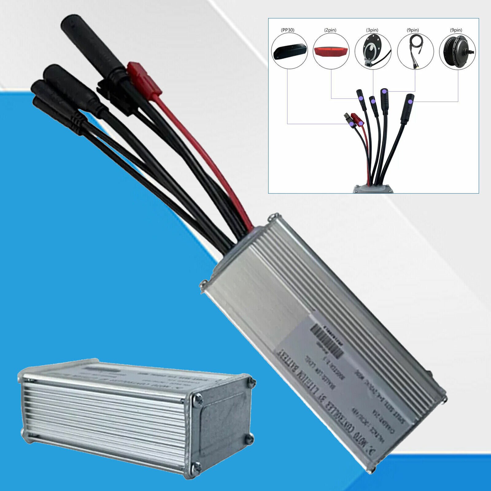 Jn 25A Контроллер 36V/48V 500W/750W Водонепроницаемый Для Бесщеточного Мотор-Колеса Электровелосипеда