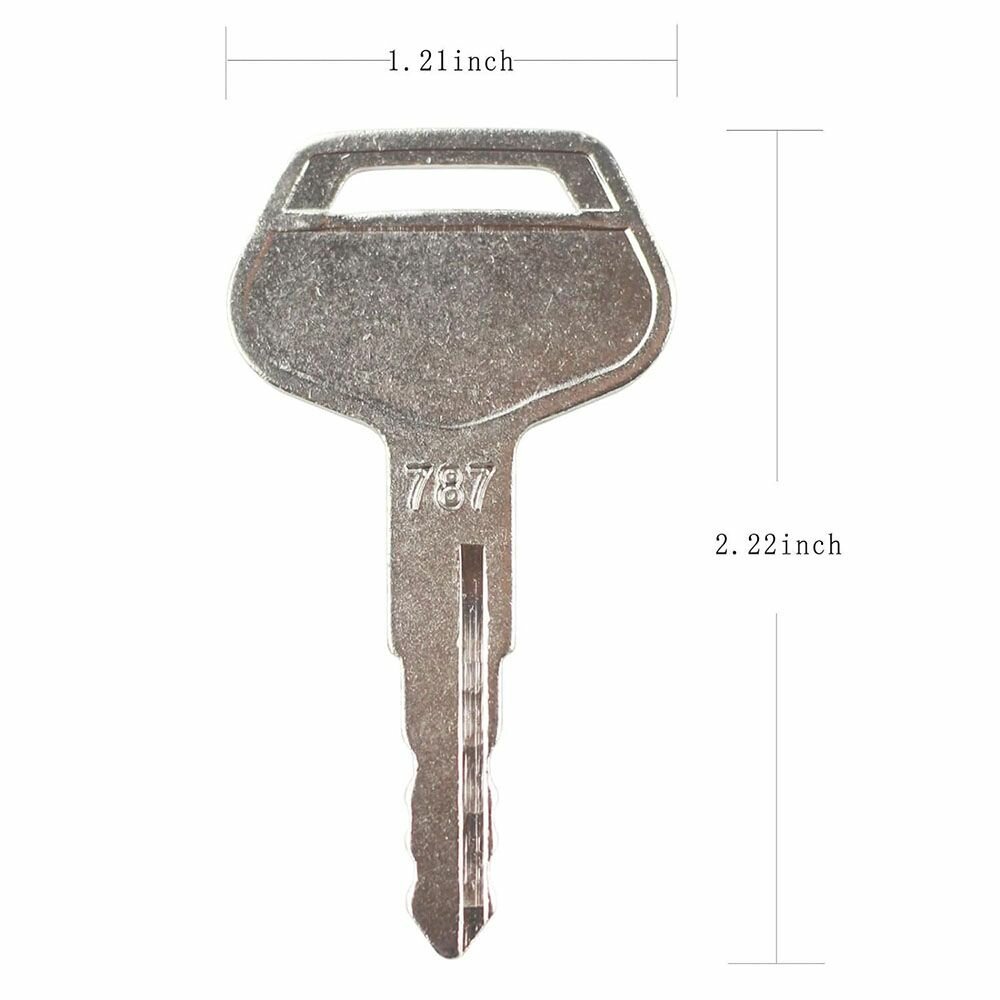 Ключи Зажигания в стиле 2ШТ 787 для Экскаватора-Бульдозера-Погрузчика Komatsu