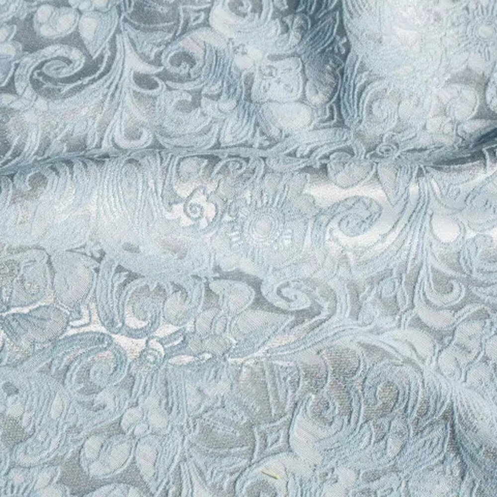 Голубая жаккардовая парча из полиэстера и хлопка Shipper Xiao 50x145 см