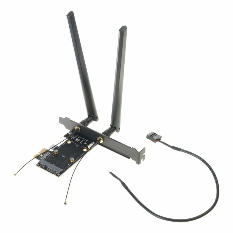 Плата адаптера MINI PCI-E к PCI-E-черный