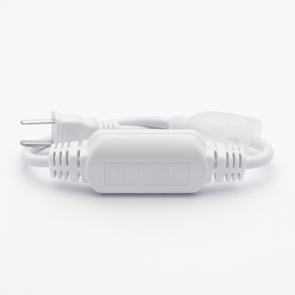 Комплект для подключения одноцветной ленты (блок питания - выпрямитель) 220v 14×7 контакты иголочки Giant4