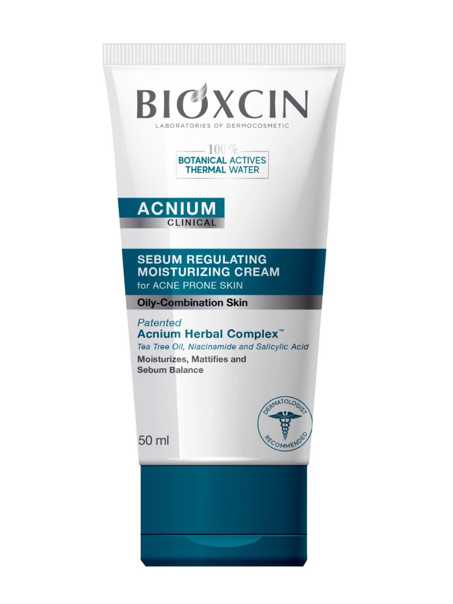 Bioxcin Увлажняющий себорегулирующий матирующий крем против акне для проблемной кожи 50мл