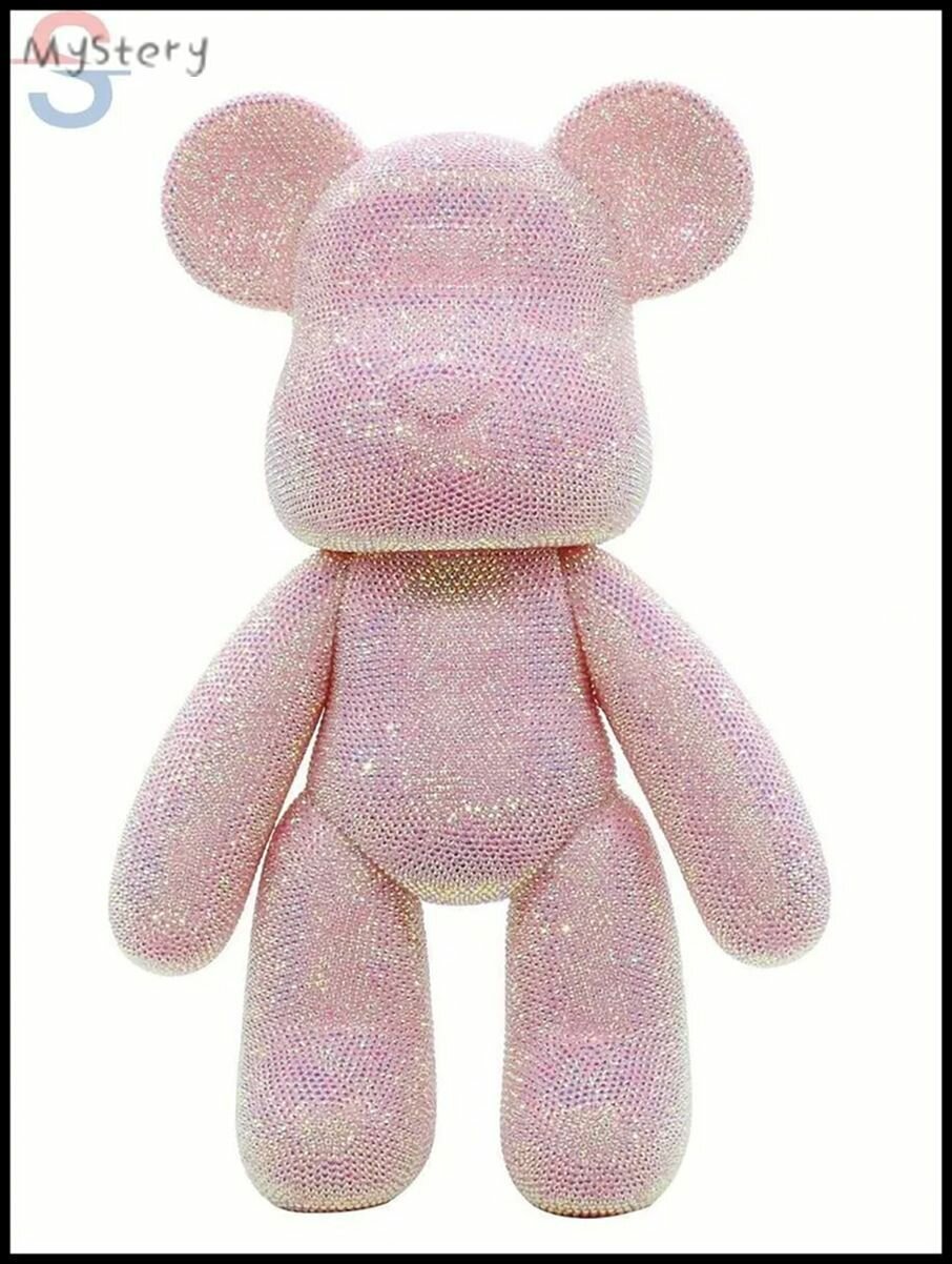 5D DIY Алмазный медведь, набор плюшевых мишек, креативный брелок, подарок ручной работы из хрусталя со стразами, украшение для дома