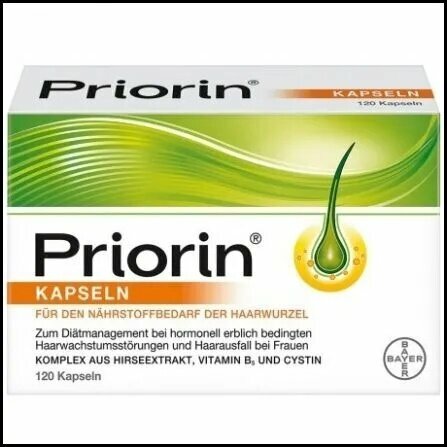 Бестселлер Priorin Bayer: восстанавливающие капсулы для волос, 120 шт