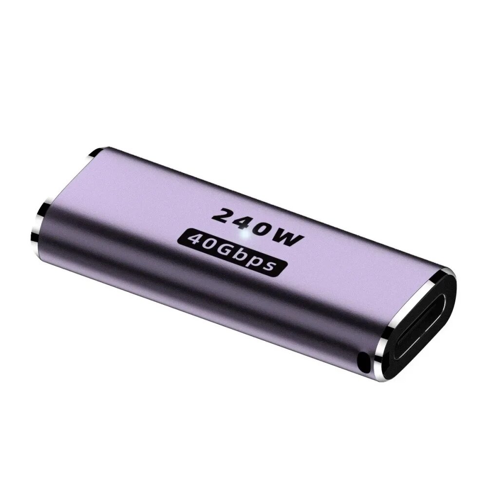 Адаптер USB4.0 Type-C 240W 40Gbps Style C