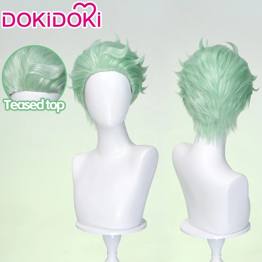 Косплей парик Riddle Lilia Ace Cater Trey Skully Floyd Deuce Vil Neige Game Изумрудный, Sebek Wig