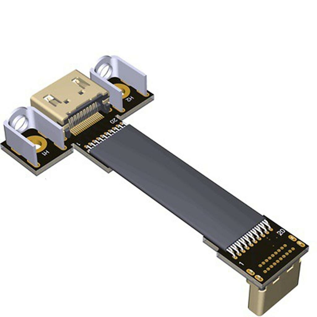 Встроенный удлинитель HDMI2.0 от мужчины к женщине-20cmA3-A4T