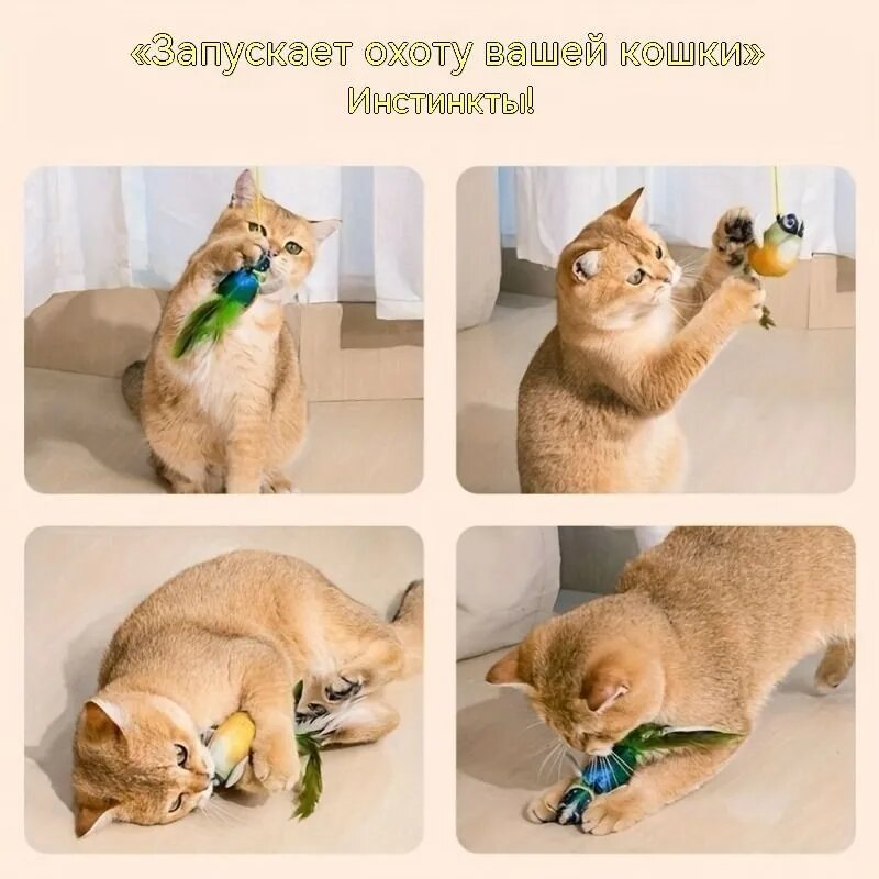 Игрушка Птичка Для Кошек — фото 1