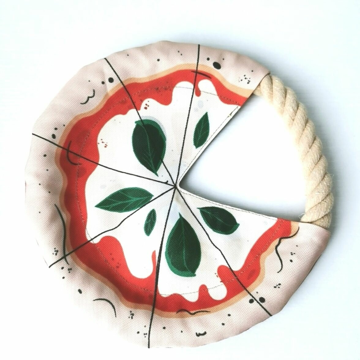 Фрисби для собак, изготовленное из ткани Оксфорд, уличная игрушка для коренных зубов, 18 см