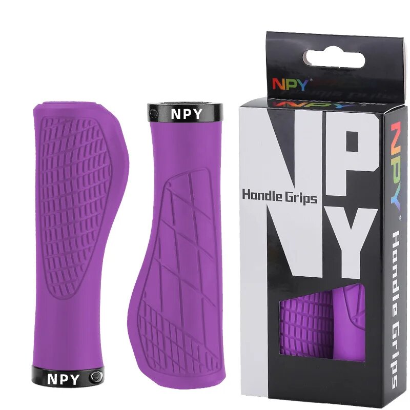 Ручки на велосипед NPY фиолетовые, MTB