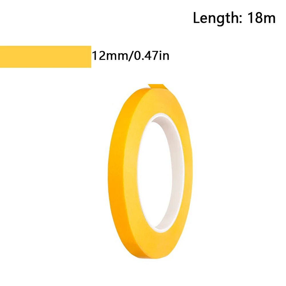 Желtaya малярная лента 18-50 м 12mm 18M