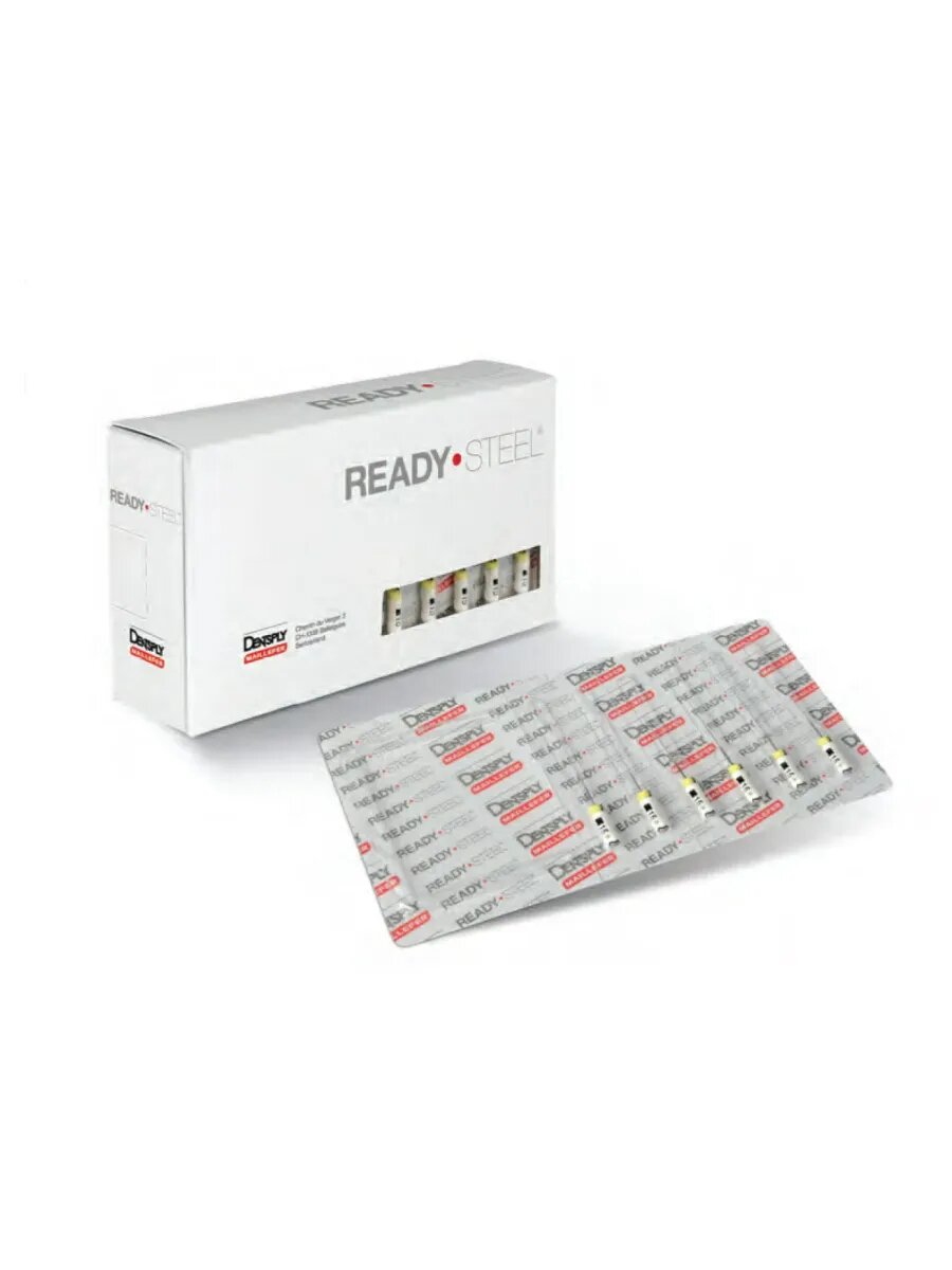 H.File ReadySteel №015 25 мм, 6 шт -ручной каналорасширитель