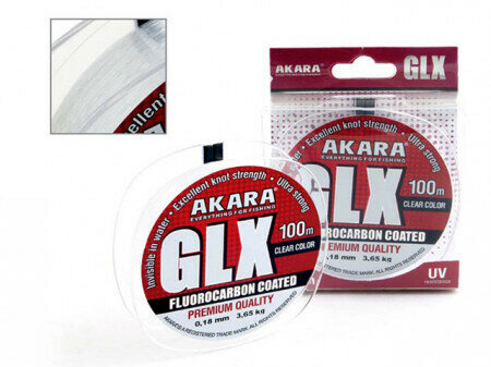 Леска Akara GLX Premium Clear (GLX-CL-100-025 (100 м 0,25мм) )