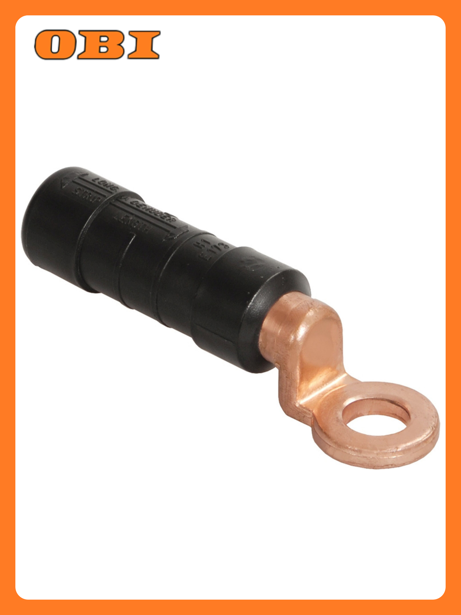 Наконечник IEK НИМ, кольцевой, пластик, медный, синий, 16 мм2