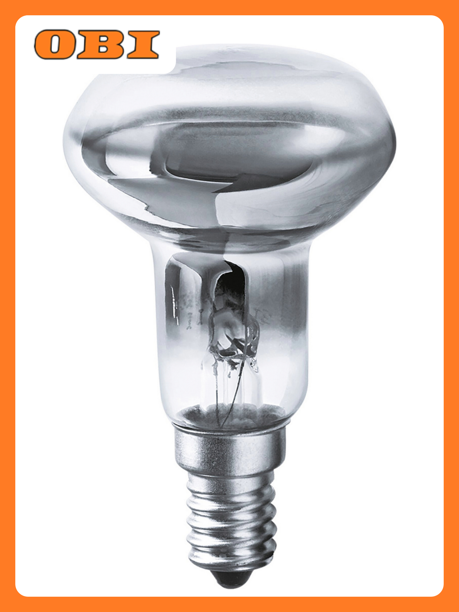 Лампа Navigator NI-R, E14, 40Вт, матовая, грибок, теплый белый свет