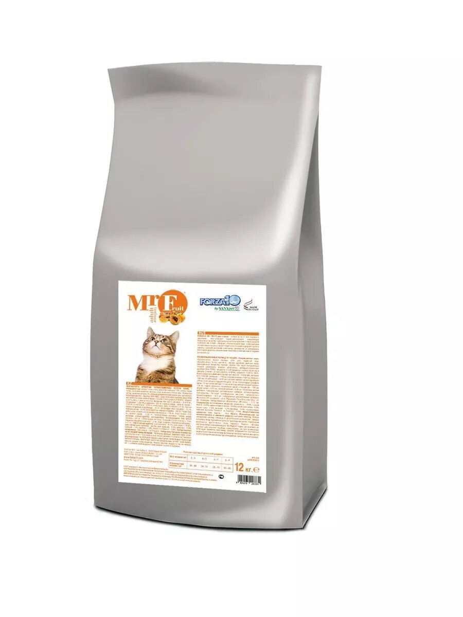 Корм для взрослых домашних кошек 12кг