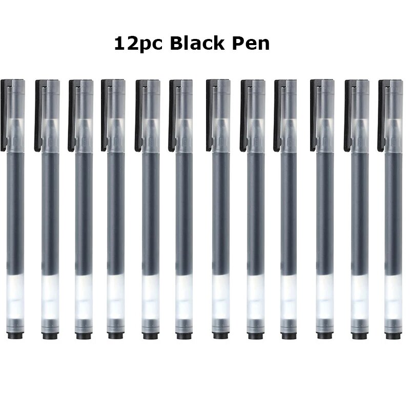 12/6 шт./лот гелевая ручка 0,5 мм чернила супер прочные ручки для вывесок Caneta Pучка 1800 м письменные принадлежности для офиса, бизнеса, школы, канцелярские принадлежности, инструменты