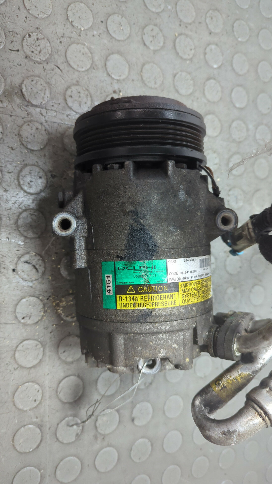 Компрессор кондиционера Opel Zafira A Б/У