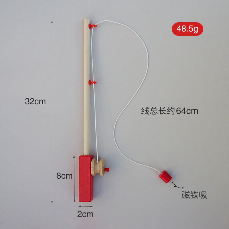 Детские магнитные крючки удочки из массива дерева прочные, безопасные и магнитные, детские игровые игрушки аксессуары