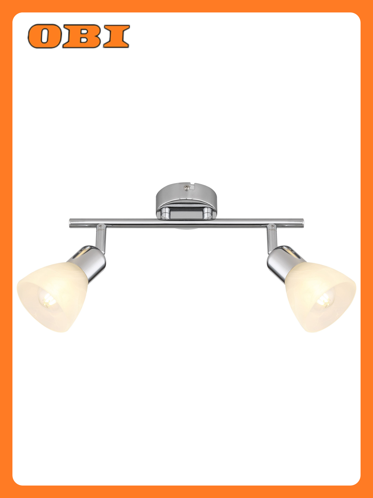 Светильник настенно-потолочный Rivoli Keila белый 28,5X8X12