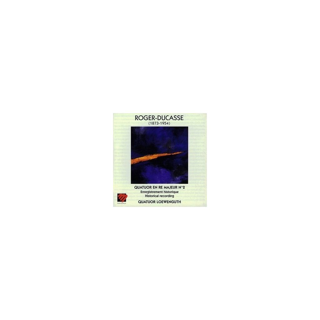 Диск Jean Jules Roger-Ducasse (1873-1954) - Streichquartett Nr.2 (1 CD)
