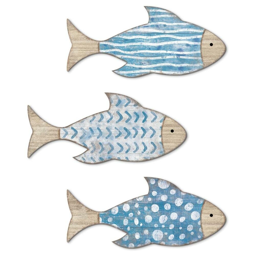 Декоративная Рыба из Дерева - Уникальная Ручная Работа, Идеально для Интерьера, Долговечная