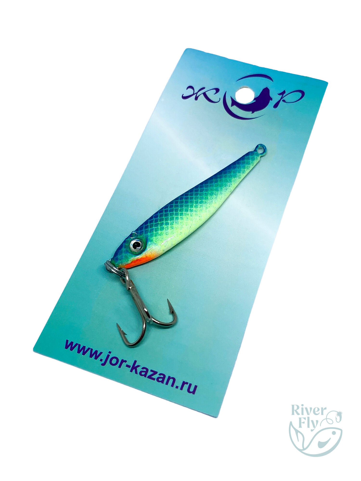 Блесна ЖОР Тюлька №2 (12,5 гр/55 мм), всесезонная двусторонняя блесна