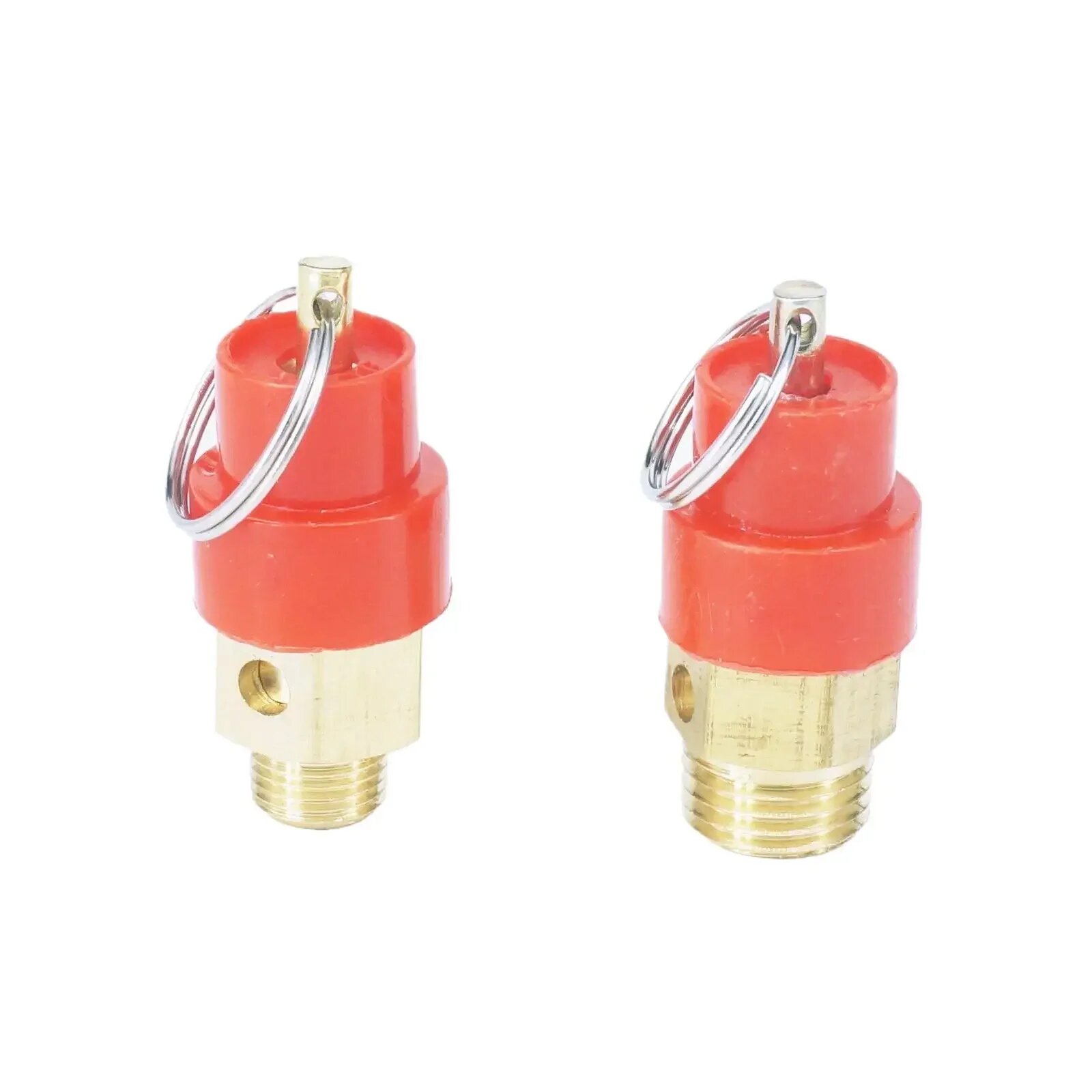 Красный 3-15 бар 1/8 "1/4" BSP мужской латунный воздушный предохранительный клапан предохранительный клапан клапан сброса давления воздушный компрессор Pneumaitc