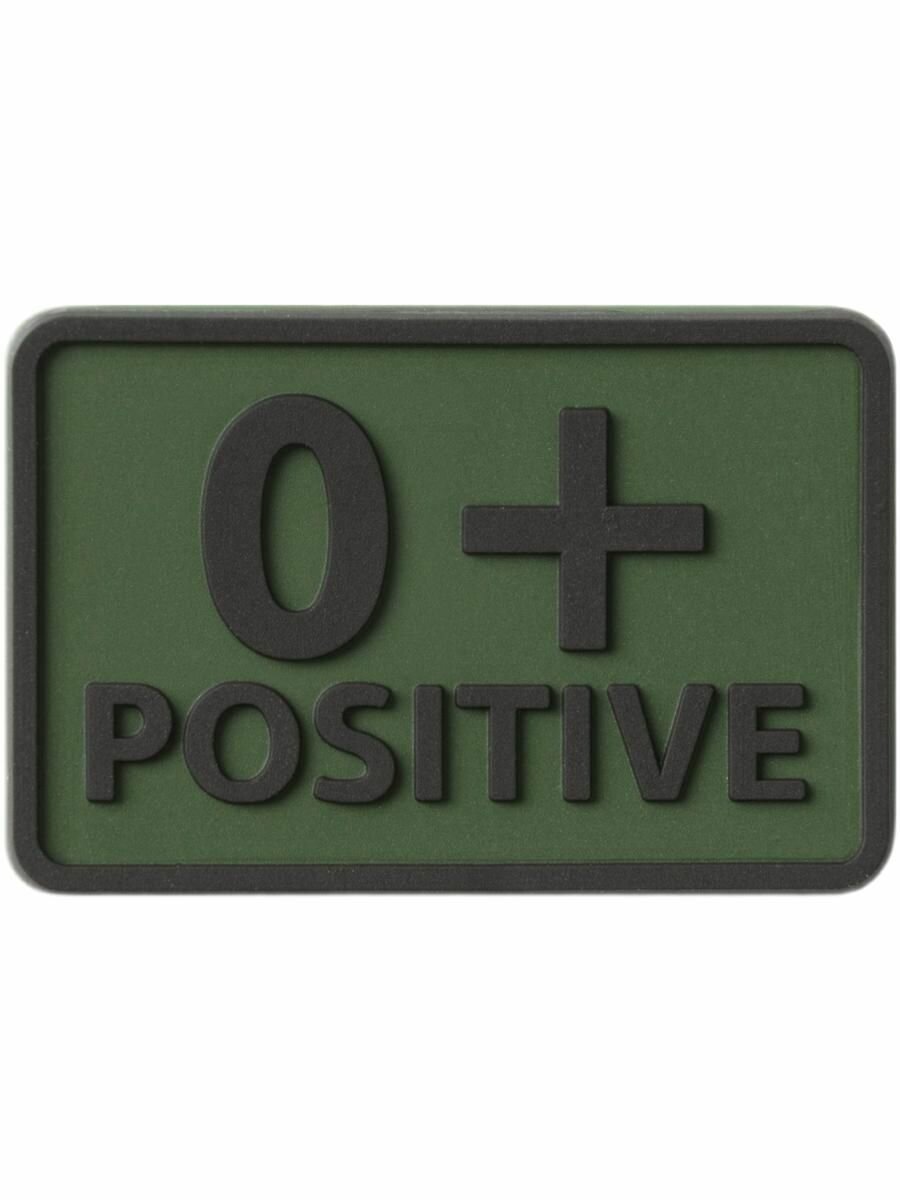 Патч Helikon-Tex Группа Крови 0(I)/Rh+, Olive Green