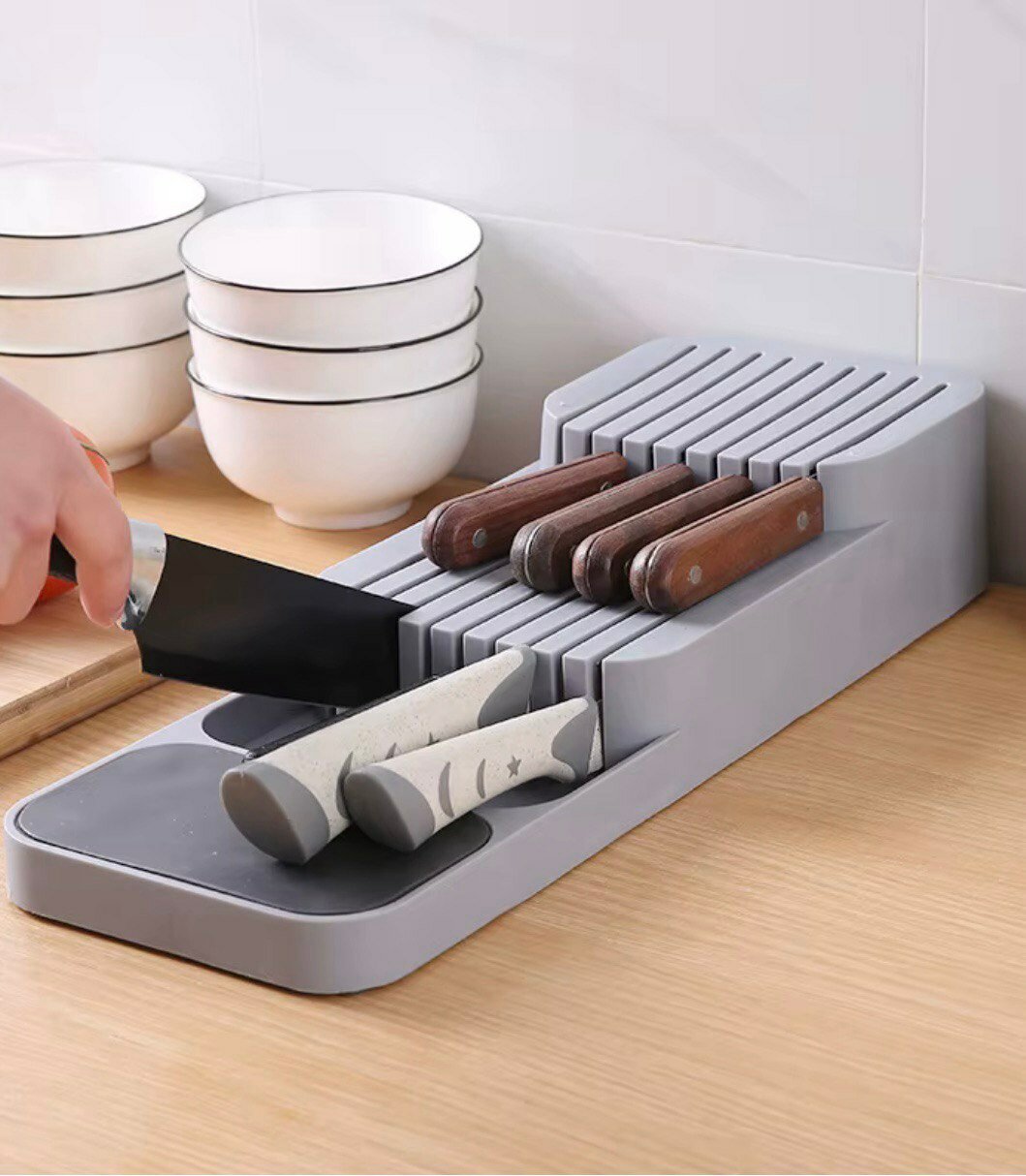 Органайзер для ножей лоток для столовых приборов набор