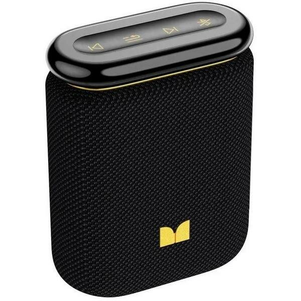 Портативная колонка "Monster Atomic Pebble", чёрный цвет, с ремешком