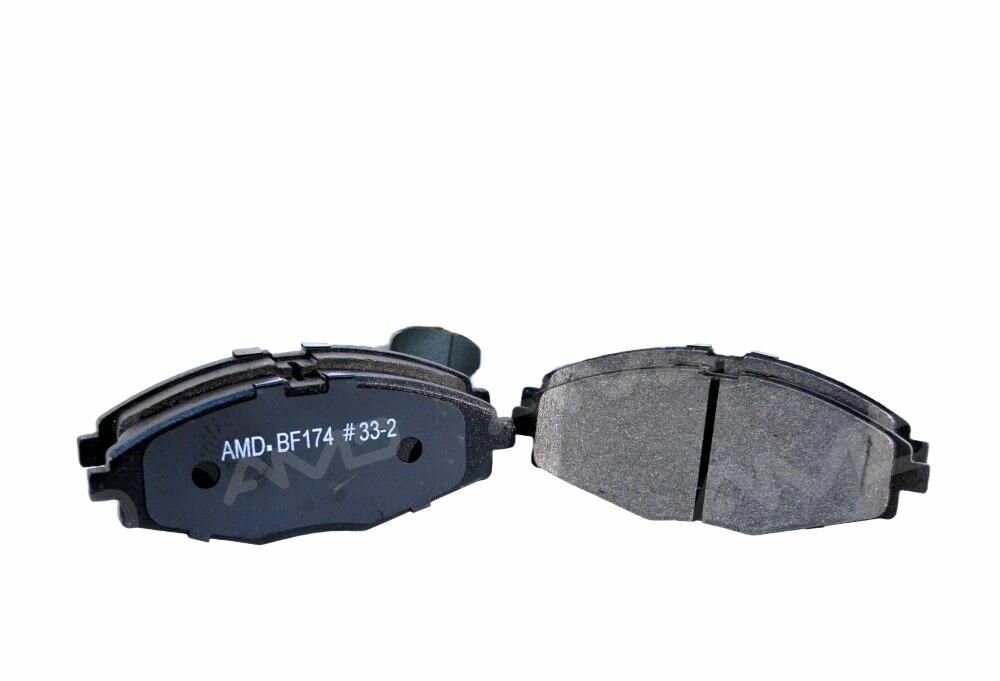 Колодки тормозные AMD AMD. BF174, передние, Daewoo Nexia, Matiz 05, Chevrolet Lacetti, Nubira, Rezzo 05
