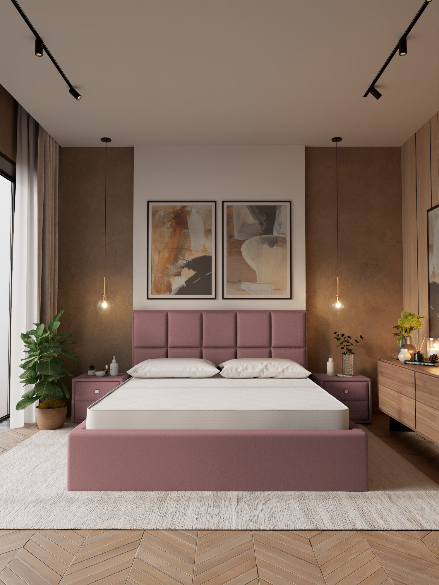 Кровать двуспальная 180х200 с подъемным механизмом, Флоренция с мягким изголовьем для дома и спальни, ортопедическое основание, ящик для белья