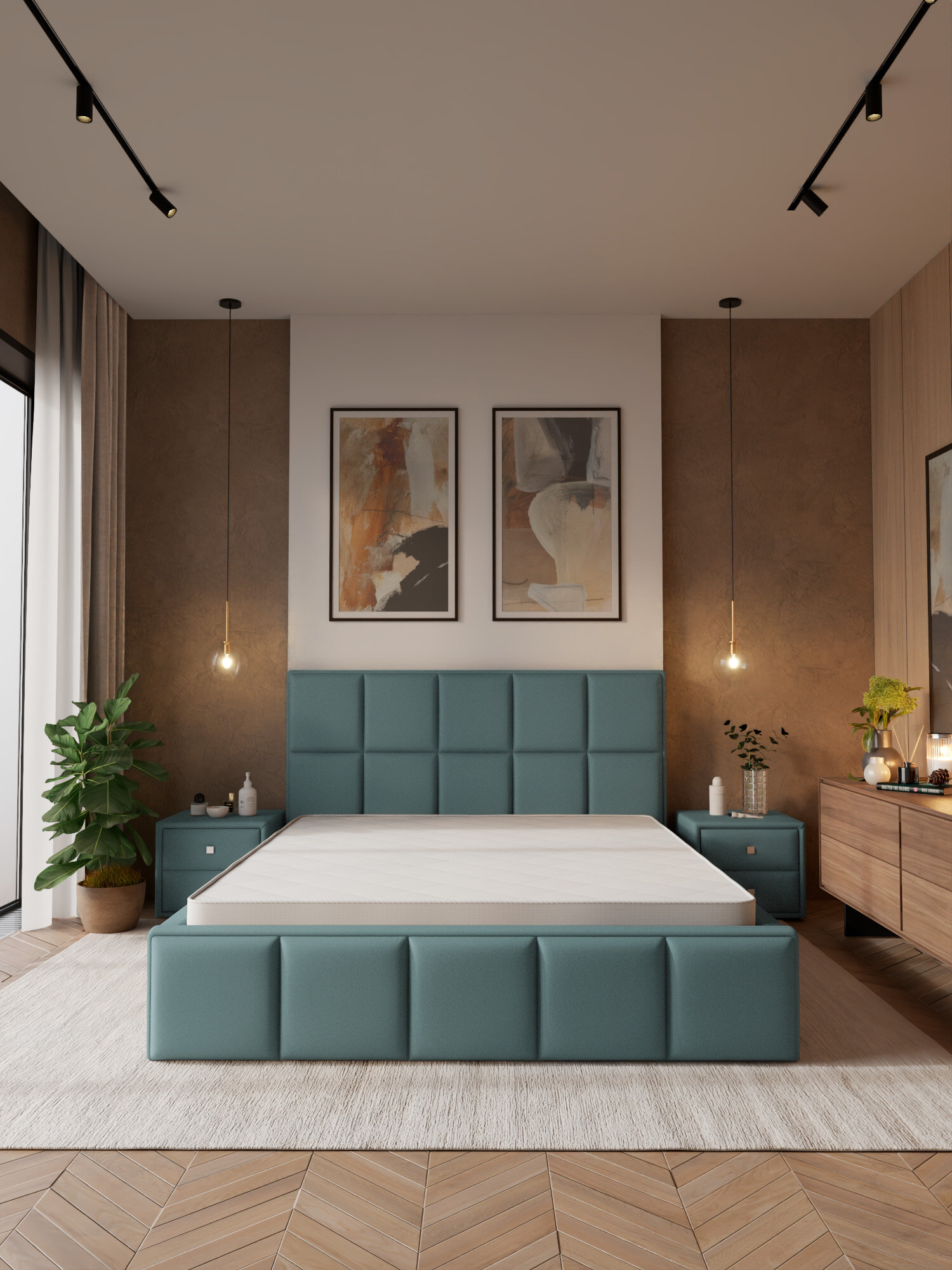 Кровать двуспальная 180х200 с подъемным механизмом, Флоренция макси с мягким изголовьем для дома и спальни, ортопедическое основание, ящик для белья