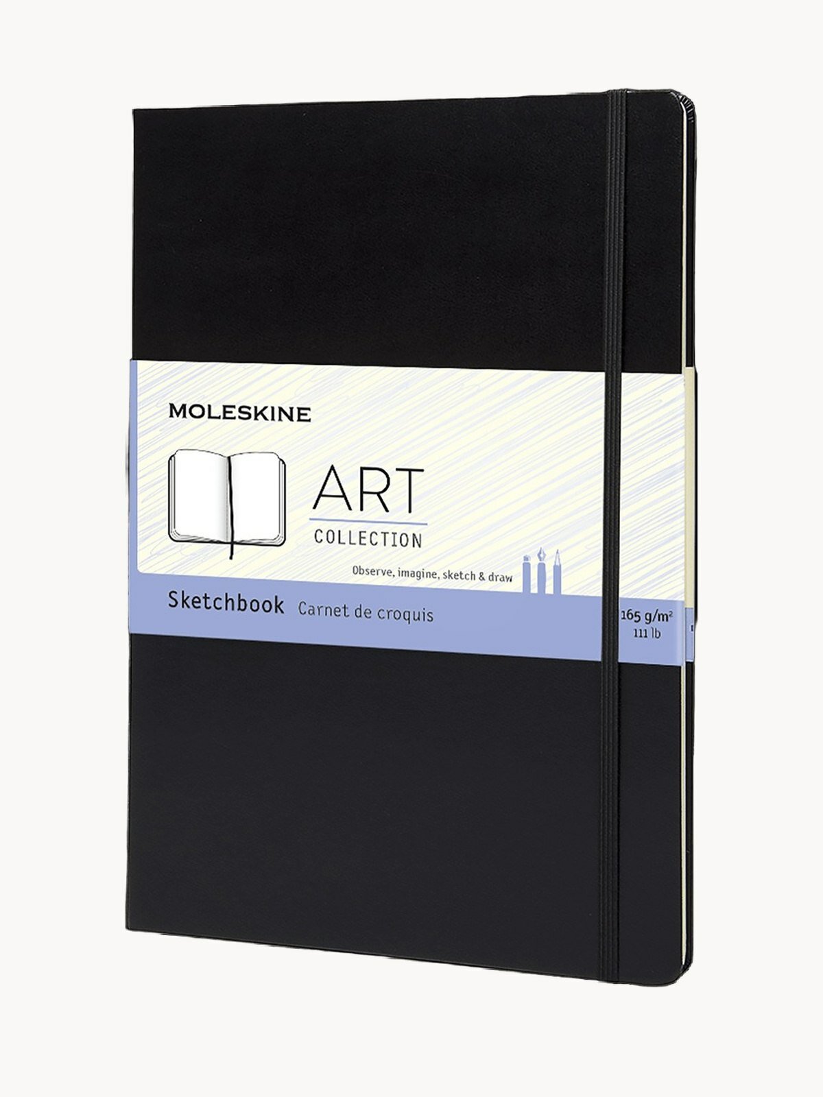 Скетчбук Moleskine Art Collection ARTBF832 A4 210x297мм, 96стр, нелинованный, твердая обложка, черный