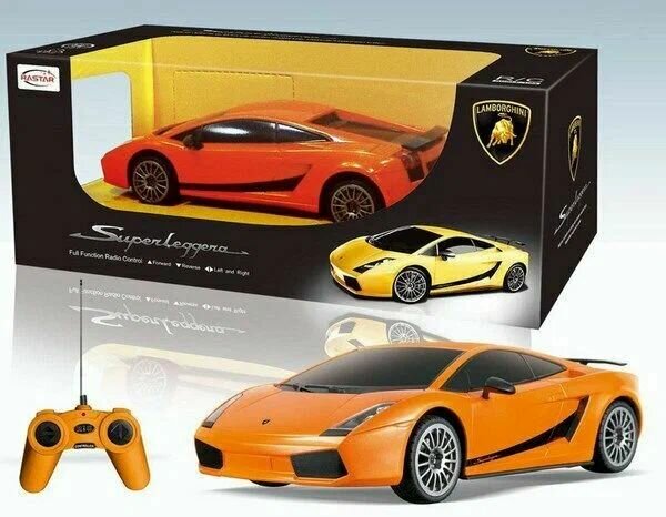Машина р/у 1:24 Lamborghini оранжевый