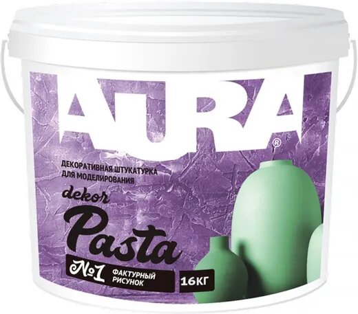 Декоративная Штукатурка Aura Dekor Pasta №1 для моделирования 16кг