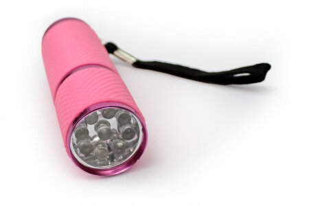Фонарик-лампа для маникюра, розовый